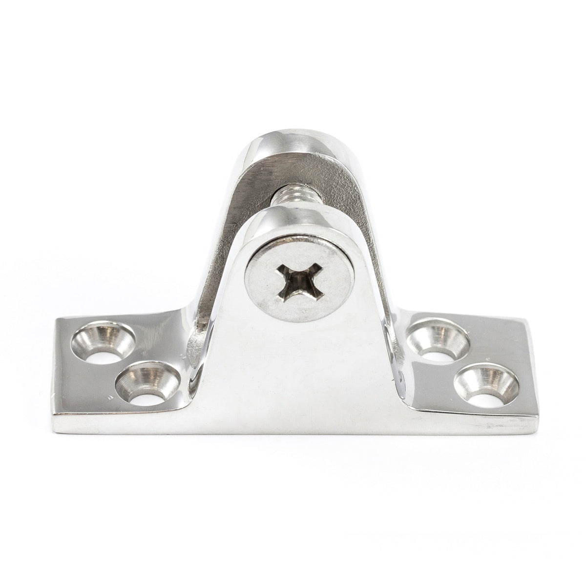 Deck Hinge Straight with Phillips Head Screw High Profile 4 Hole Base ...