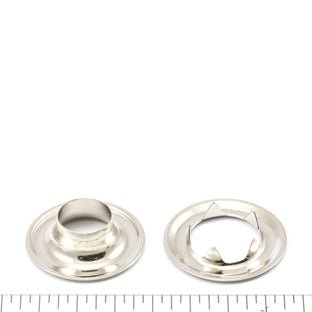 DOT Grommet with Tooth Washer #2 Nickel-Plated Brass 3/8 inch 1-gross ...