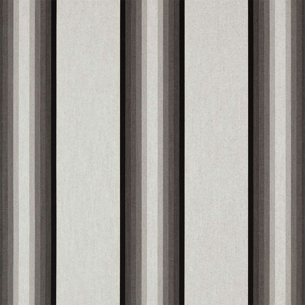 Sunbrella Grey / Black / White 4799-0000 46-Inch Stripes Awning / Shade ...